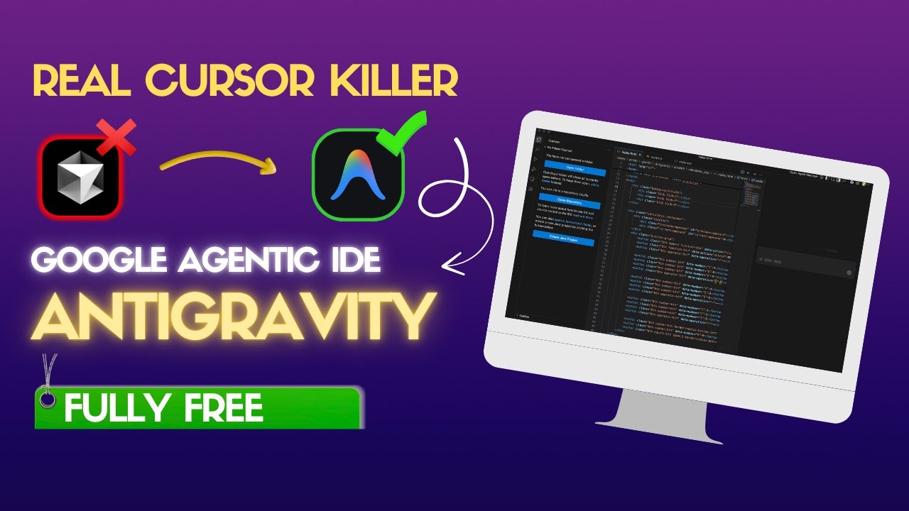 Google Antigravity IDE Changes EVERYTHING. This Editor Is a FREE Cursor & Windsurf Killer! - YouTube
