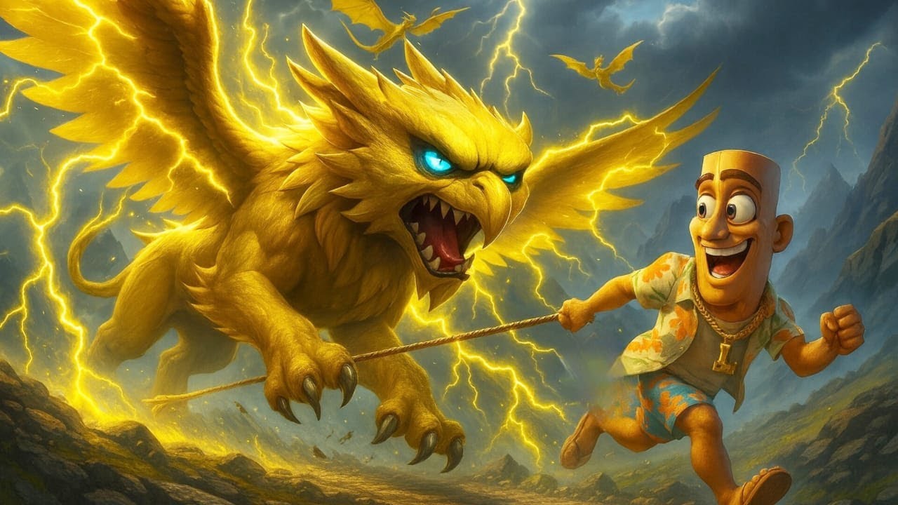 Italian Brainrot - tung tung tung sahur and Giant Thunderclaw Gryphon ...