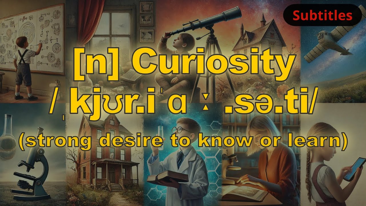 [n] Curiosity meaning (strong desire to know or learn) with 5 examples ...
