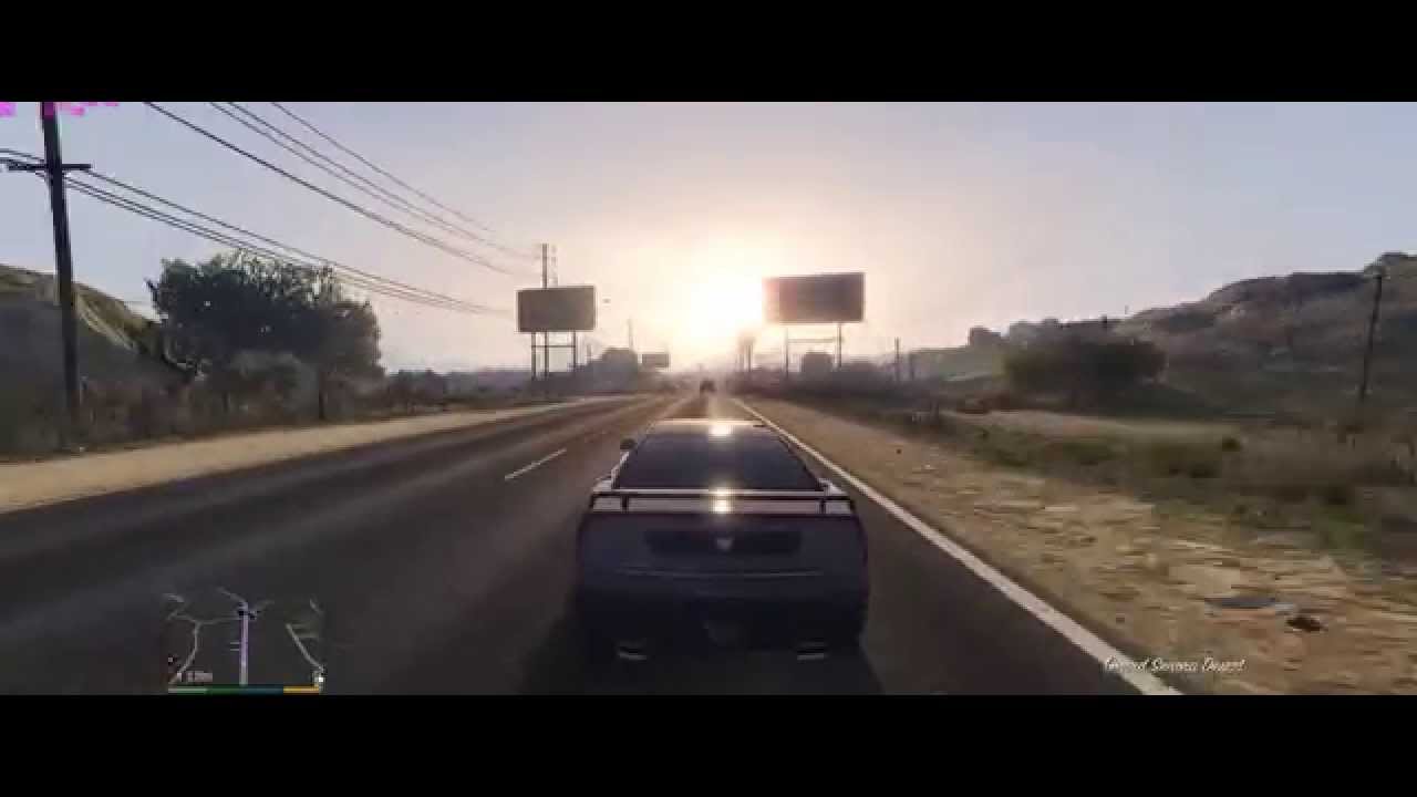GTA V gameplay on 21:9 Ultra-wide monitor - YouTube