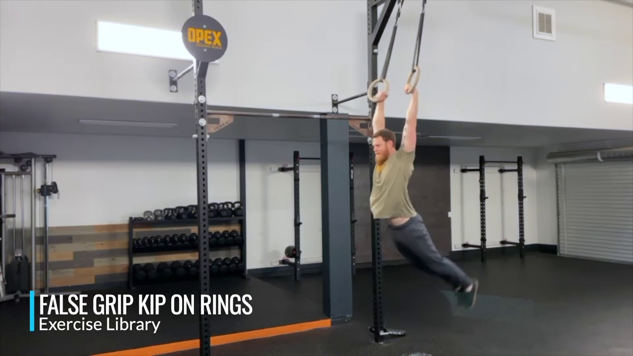 False Grip Kip on Rings - YouTube