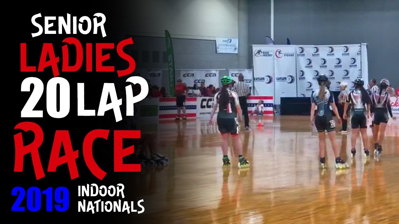 Senior Ladies 20 Lap Inline Speed Skating Race Final Event | 2019 US ...