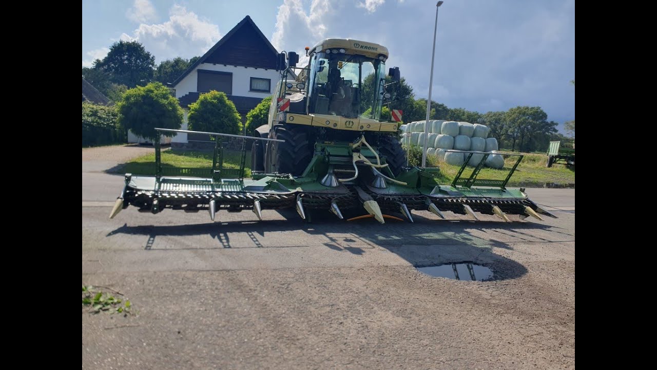 Krone Easycollect 903 - YouTube