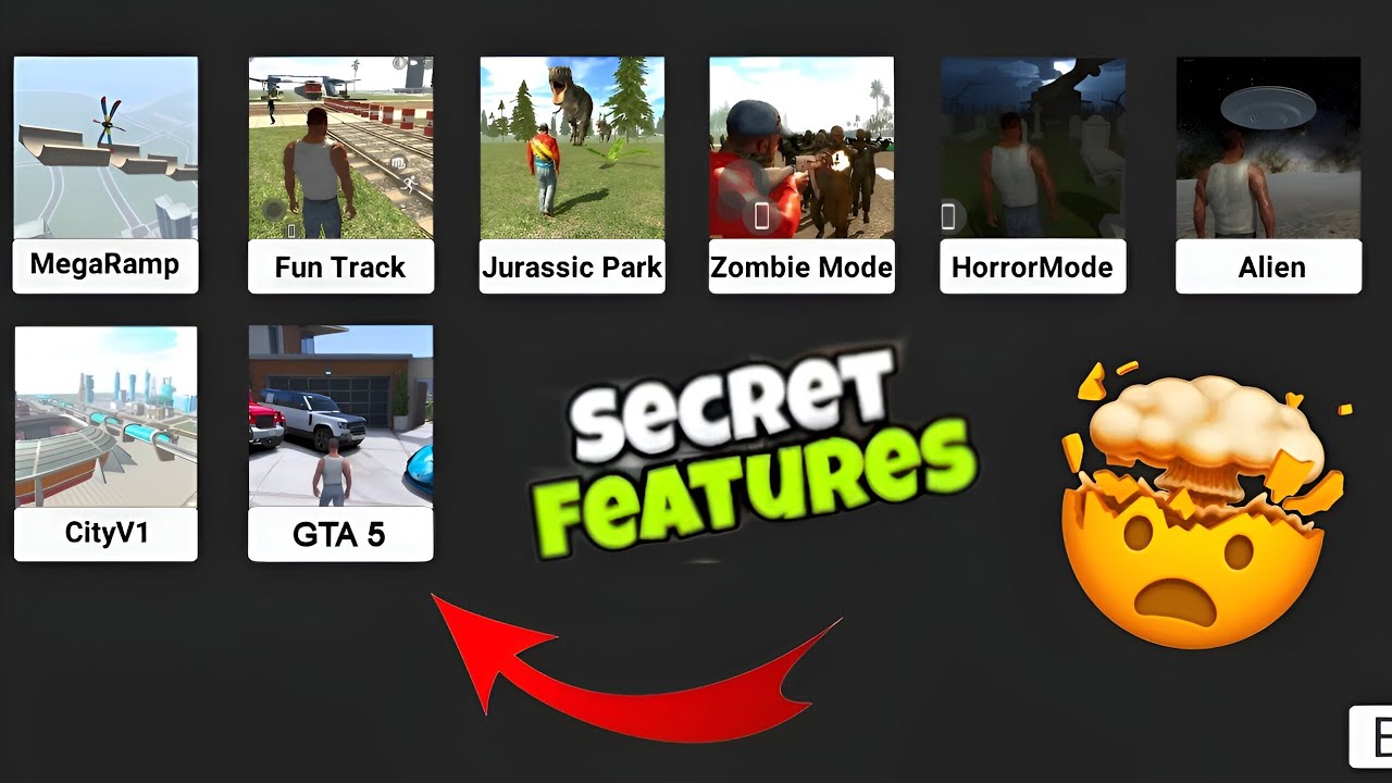 PLAYING GTA 5 MODE - INDIAN BIKE DRIVING 3D (NEW MODE) - YouTube