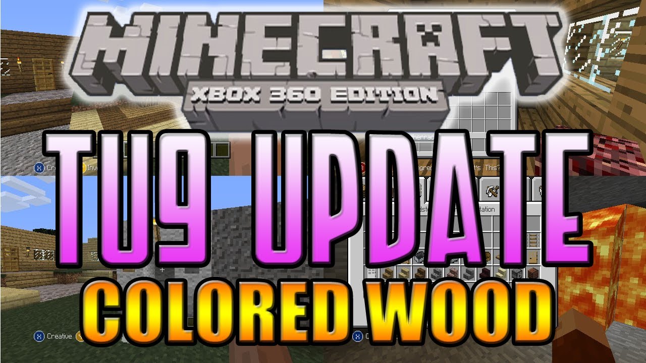 Minecraft (Xbox 360) TU9 Colored Wood, New Gravel Texture + More! (TU9 ...