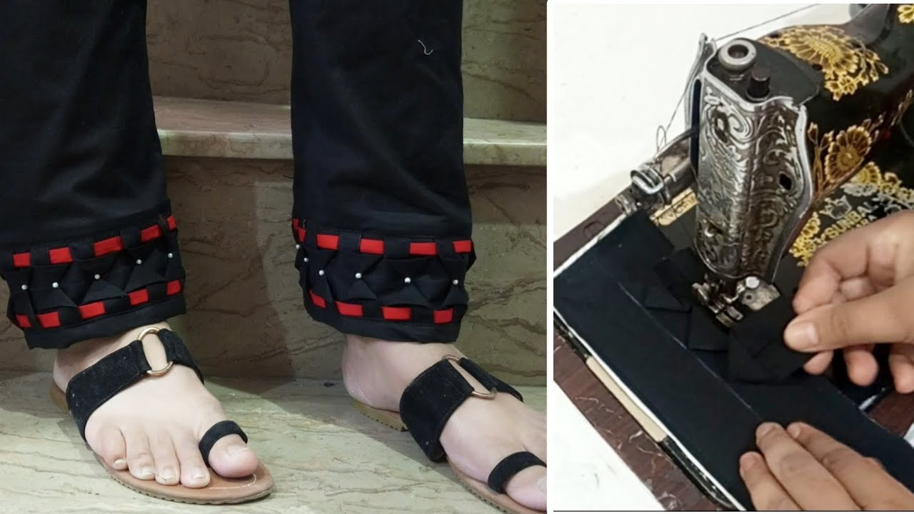 Black trouser design|most stylish|cutting & stitching #trouser #design ...