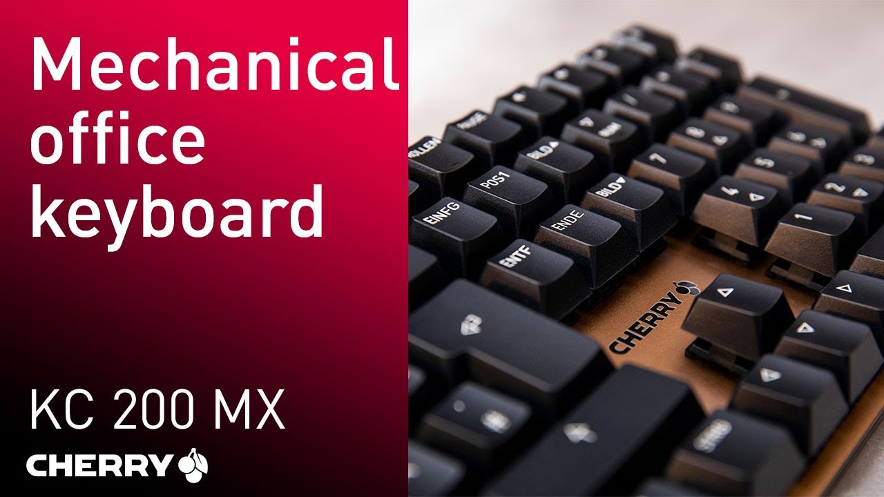 CHERRY KC 200 MX | Minimalist mechanical keyboard with anodized ...