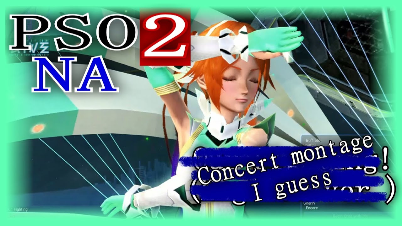 【PSO2 NA】 Closed beta concert but it's just a montage - YouTube