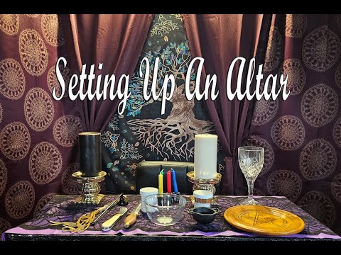 Witchy Tip-How to Set Up a Proper Working Altar #altar #witch - YouTube