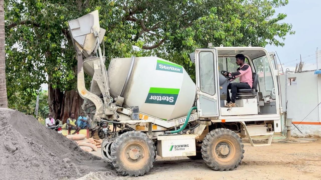 Schwing Stetter SLM600 Self Loading Concrete Mixer Full Working ...
