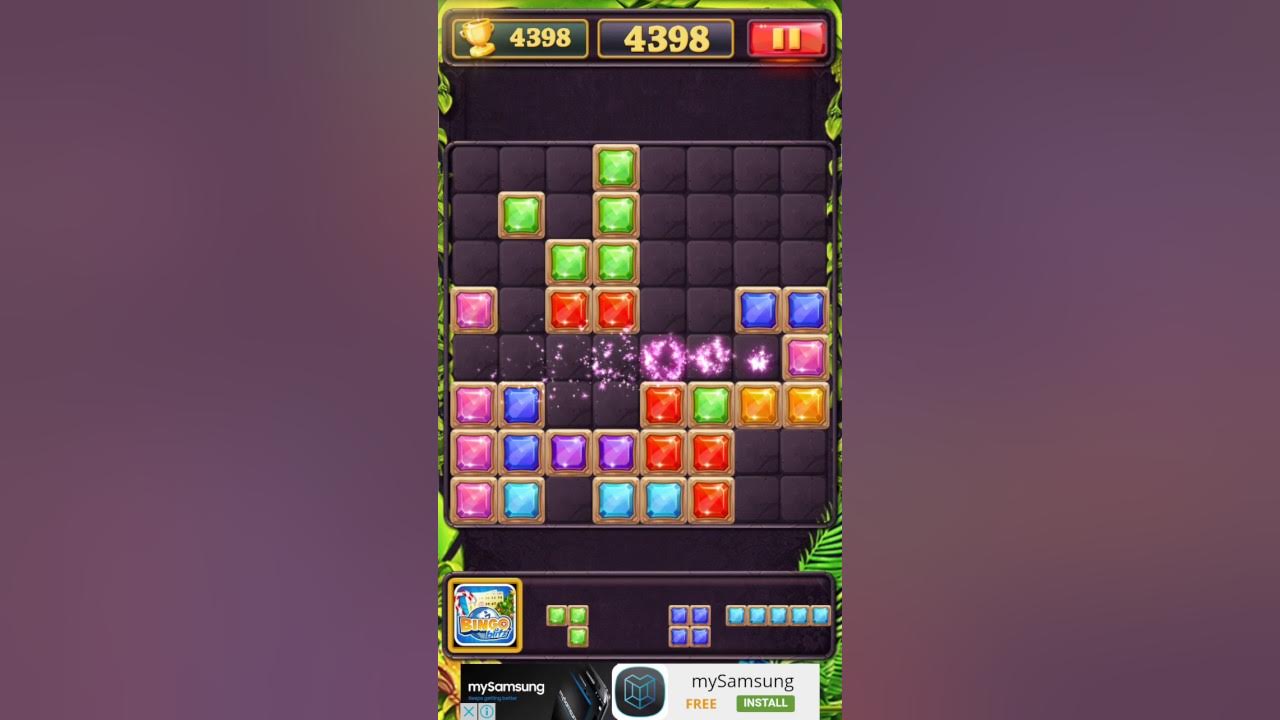 BLOCK PUZZLE JEWEL - from 4162 to 4556 (New High Score) - YouTube