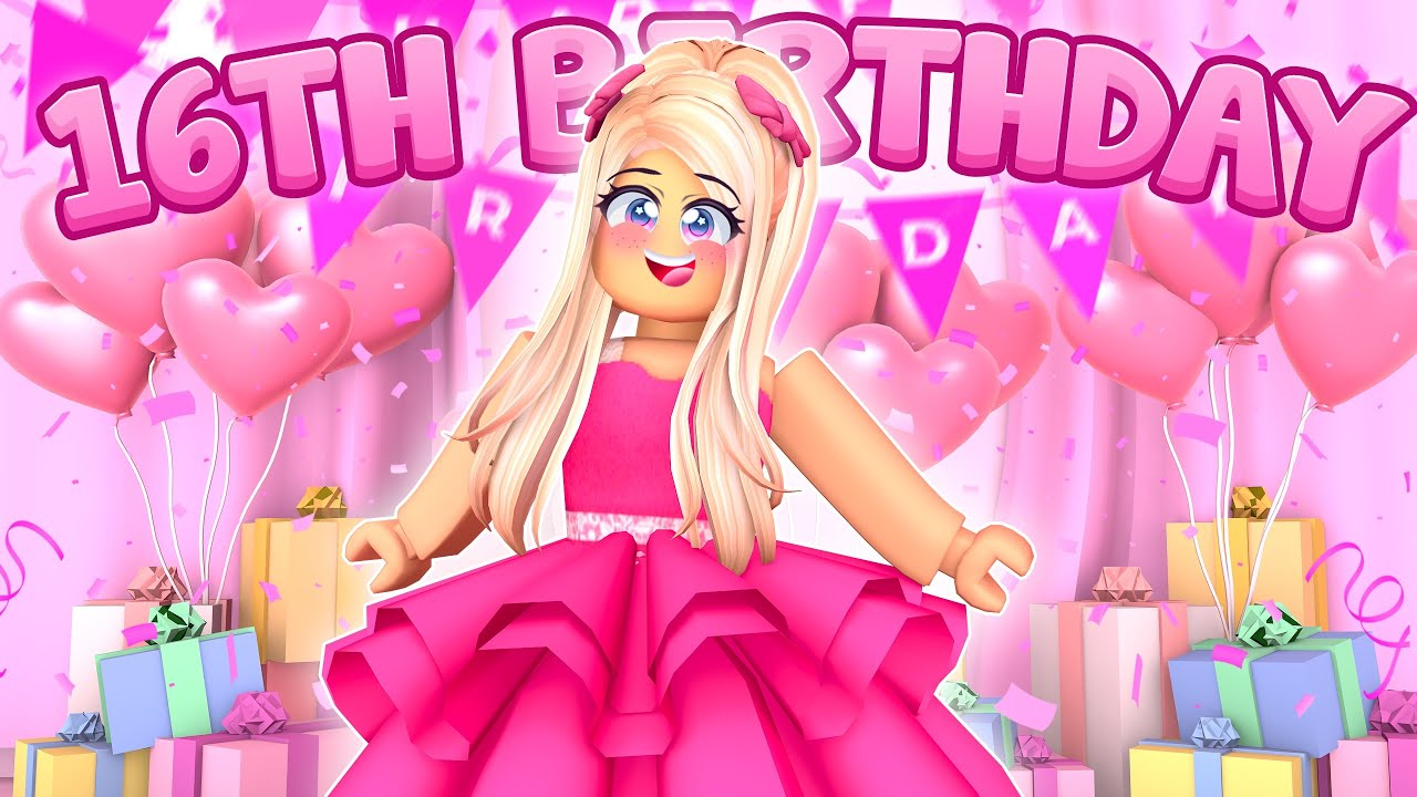 MY SWEET 16TH BIRTHDAY PARTY IN ROBLOX BROOKHAVEN! - YouTube