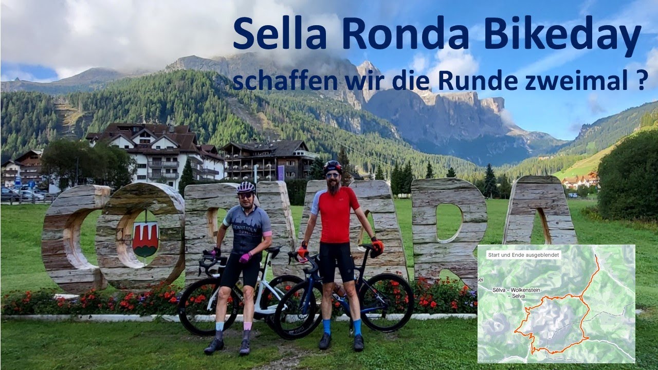 Sella Ronda BikeDay - schaffen wir die Runde zweimal ? - YouTube
