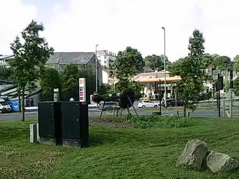 Truro Cornwall Trafalgar Roundabout - YouTube
