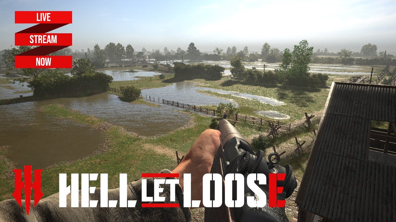 Hell Let Loose Gameplay - Realistic WW2 Shooter - Sniper, Anti-Tank and Squad Leader, Lets go ...