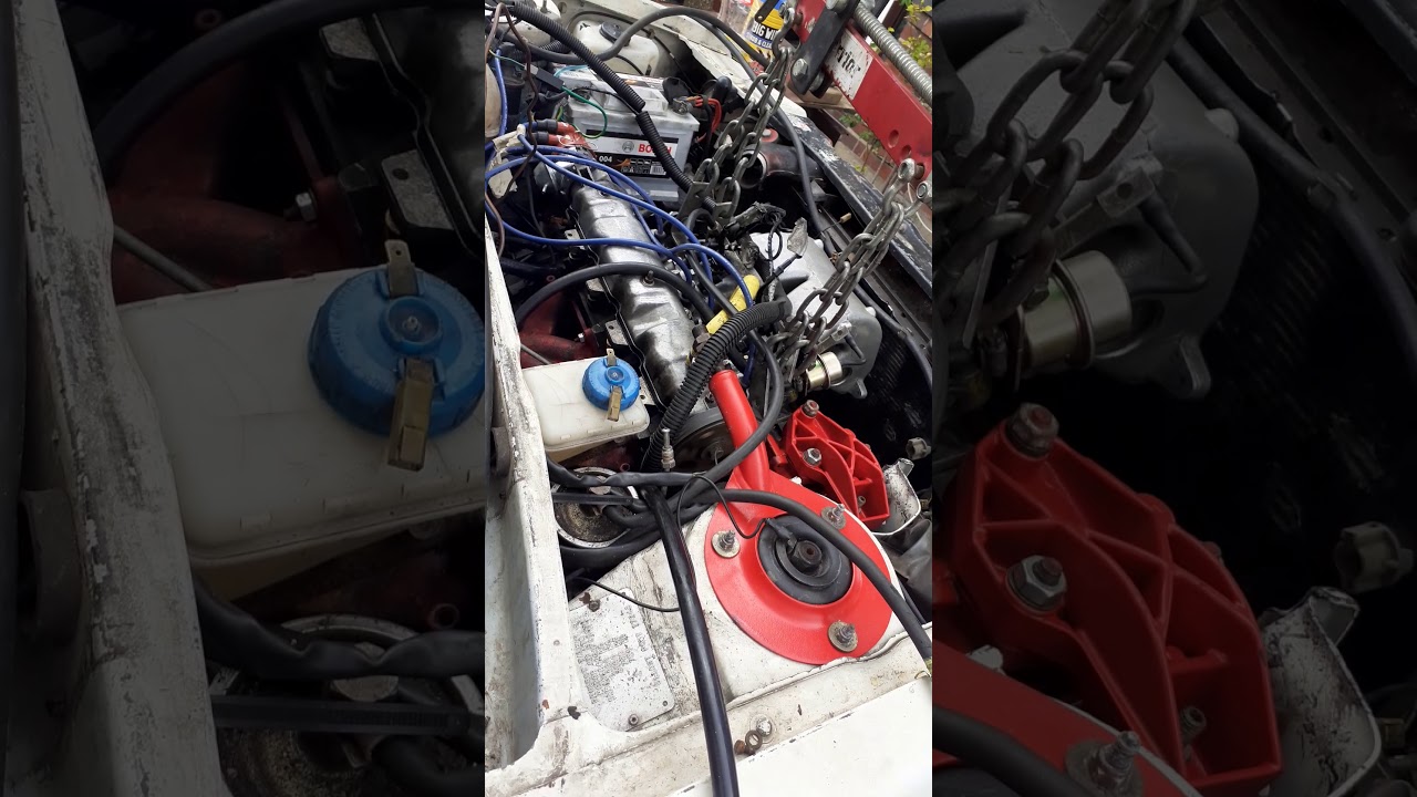 Peugeot 205 GTi 1.6 XU5JA engine first start after rebuilding ...