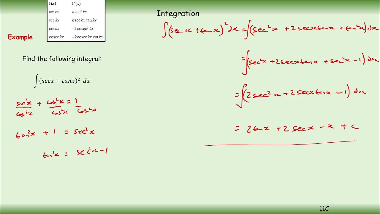 A2 11 3 Using trigonometric identities Edexcel Pure A Level Maths - YouTube