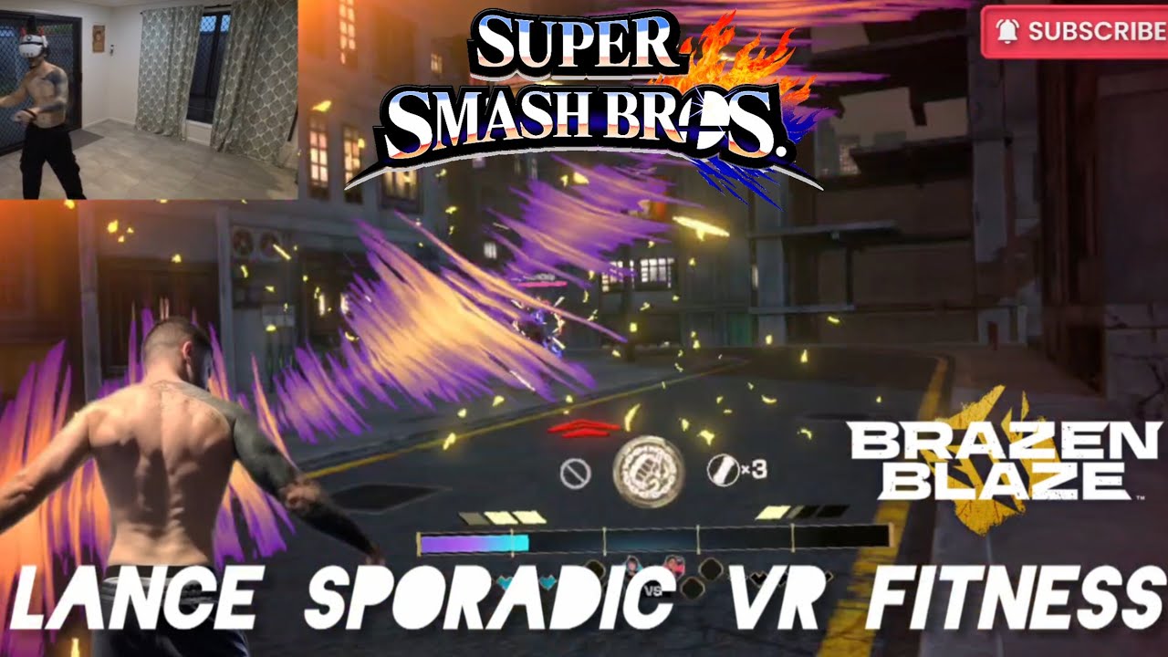 SUPER SMASH BROS style VR brawler, 1v1 PvP Brazen Blaze - YouTube