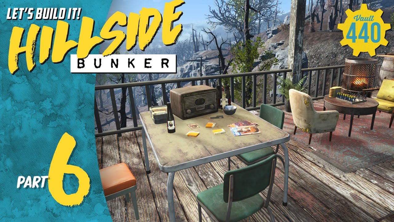 LETS BUILD IT! - Hillside Bunker - part 6 (Fallout 4/PS4/MODS) - YouTube