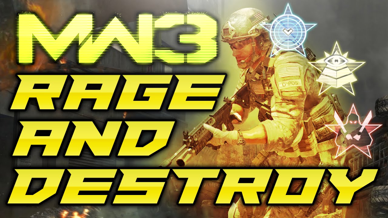 COD MW3 RAGE AND DESTRUCTION - YouTube