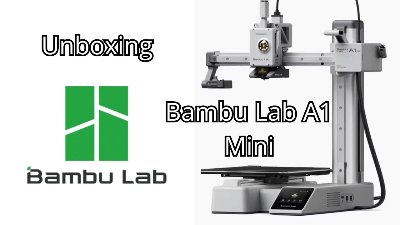 Bambu Lab A1 Mini - Unboxing e como montar a primeira vez! - YouTube