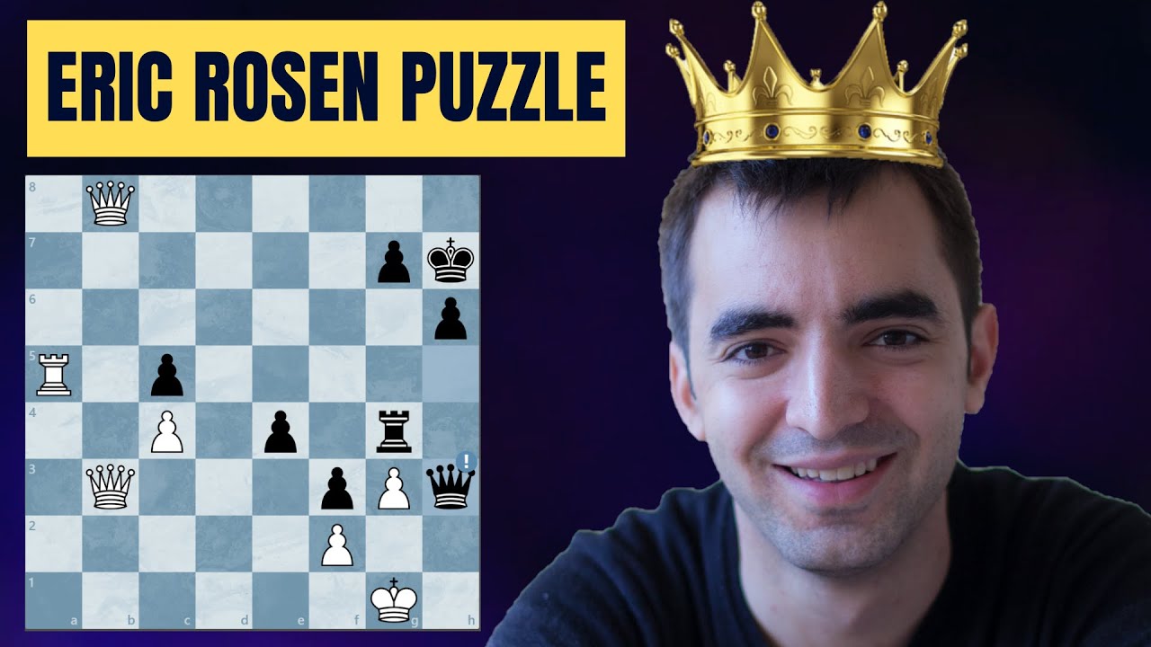 Could Eric Rosen Solve This Chess Puzzle?? - YouTube