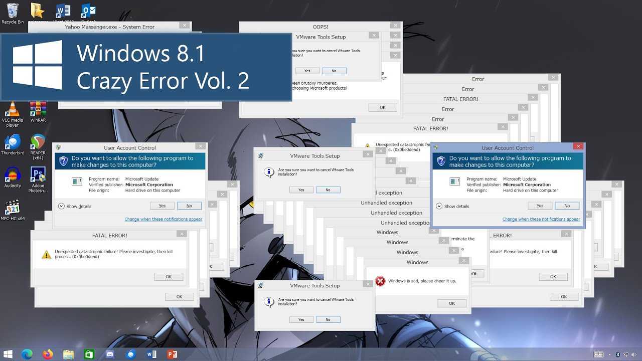 Windows 8.1 Crazy Error Vol. 2 | 1080p60 - YouTube