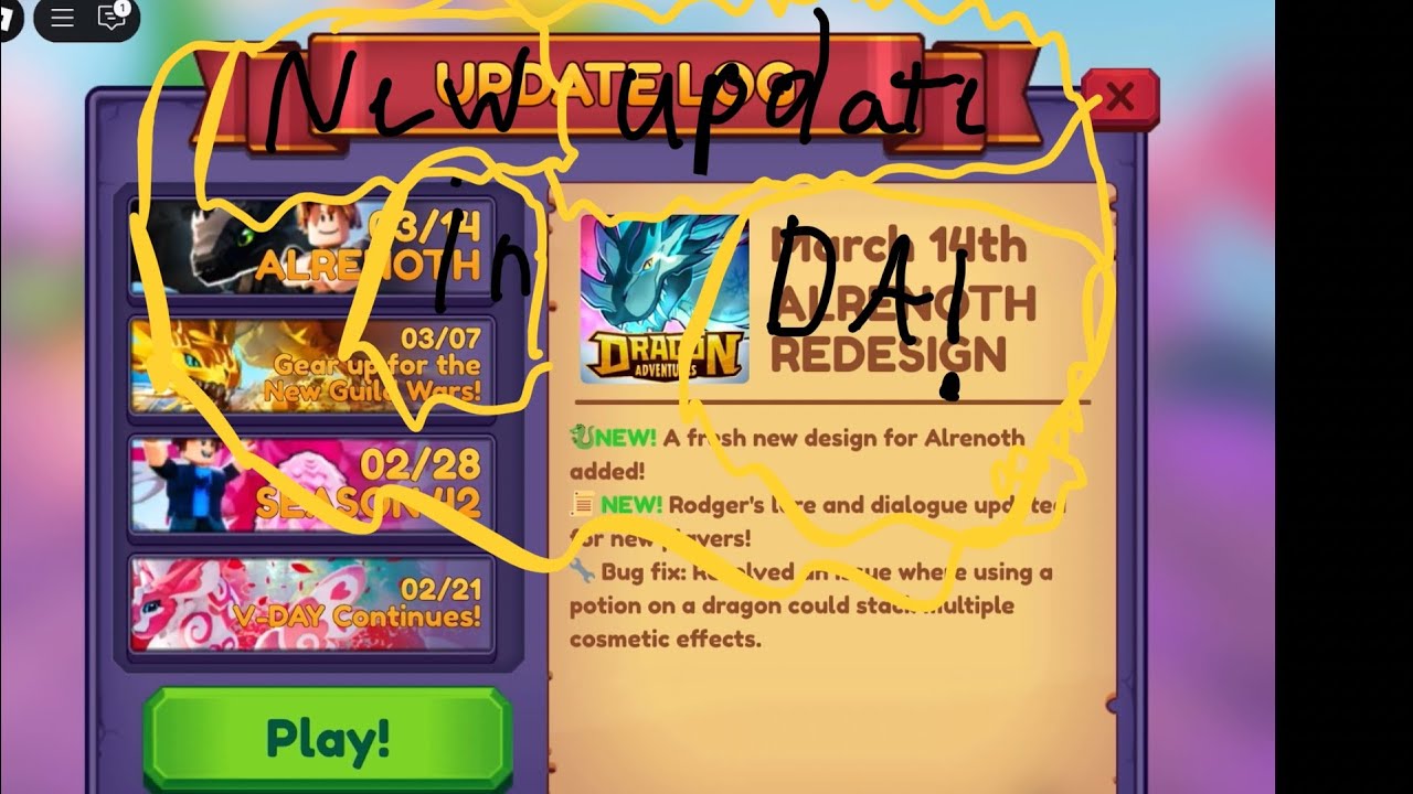 *NEW* Update in dragon Adventures Alrenoth redesign! - YouTube