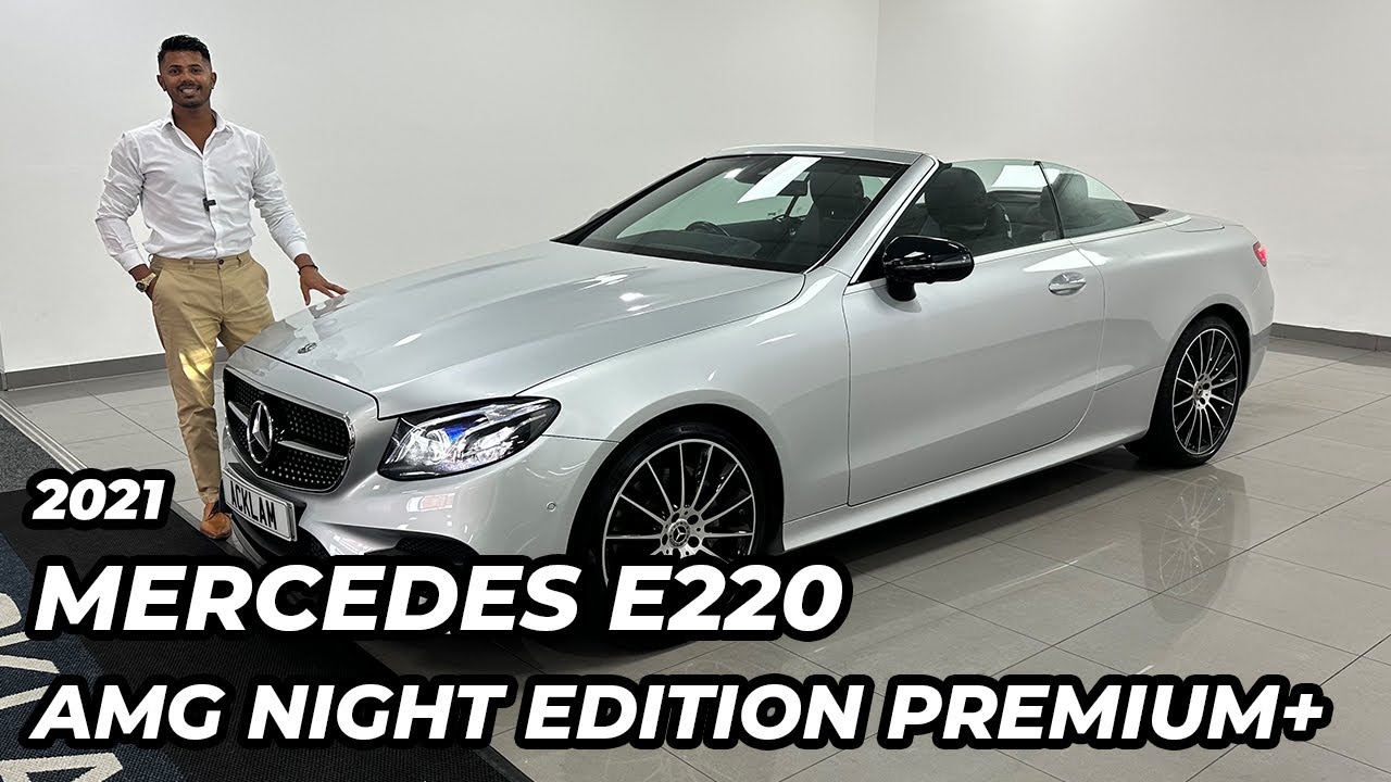 2021 Mercedes E220 AMG Line Premium Plus Night Edition Convertible ...