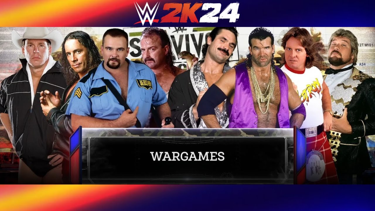 WWE 2K24: WARGAMES 2024 | WWE LEGEND SUPERSTARS | SIMULATION - YouTube
