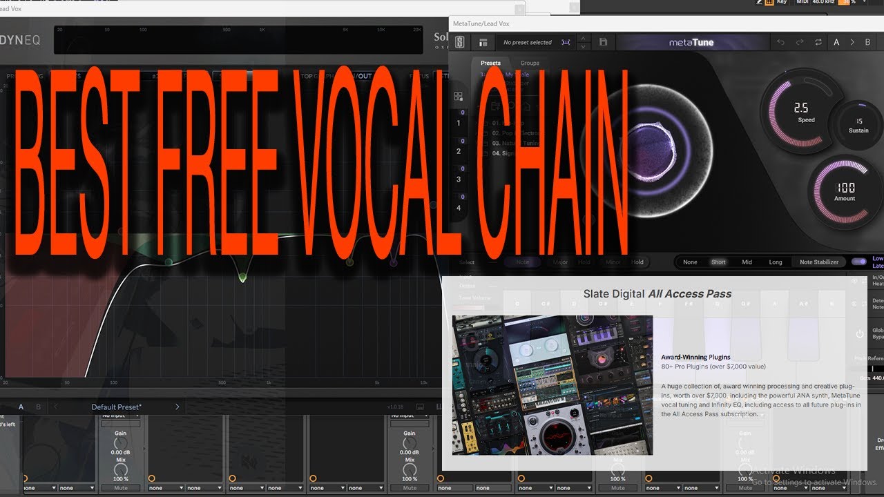 FREE Underground Vocal Chain with SLATE DIGITAL PLUGINS - YouTube