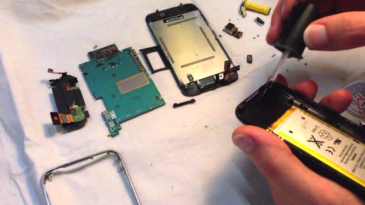 iPhone 3GS teardown - YouTube