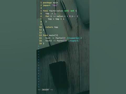 Go - Cara buat fungsi factorial di golang #golang #linux #programmer - YouTube