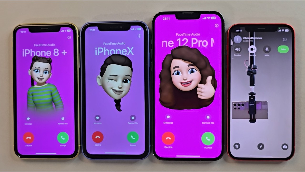 Facetime Incoming call &Outgoing call iPhone11 iPhone16 iPhone13Pm ...