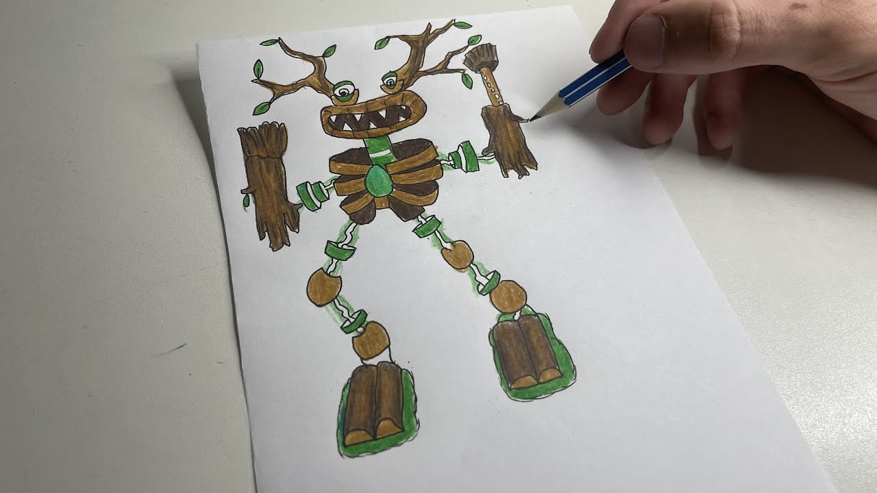 How to draw Plant Wubbox - epic from My Singing Monsters Very Easy ...