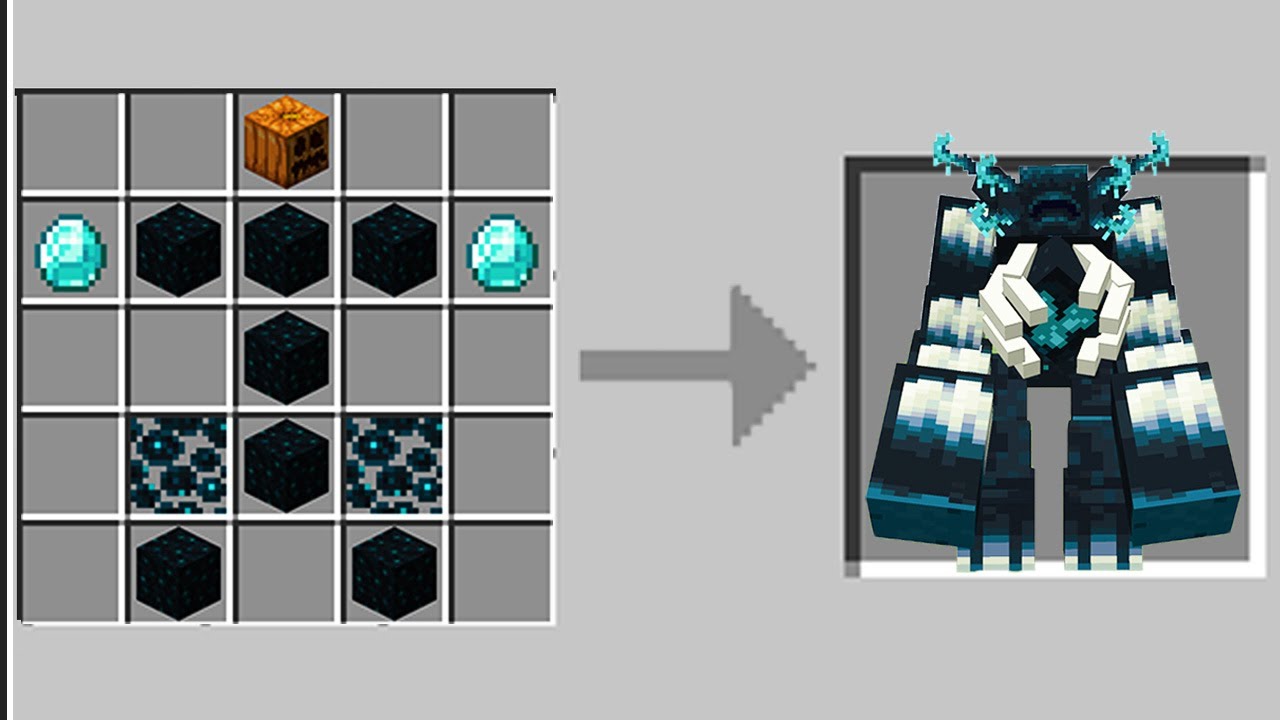 how to create a new warden boss in Minecraft experiment - YouTube