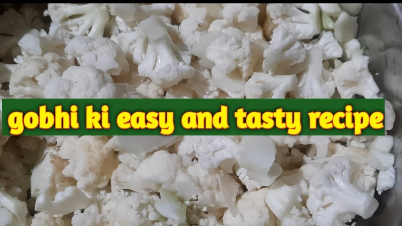 Lucknow style gobhi recipe | gobhi recipe for beginners - YouTube