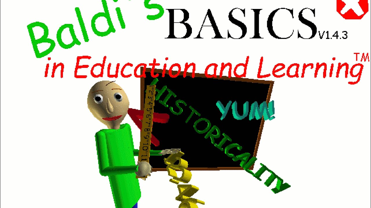 What the heck is happening / Vic masters play Baldi’s basics Easter egg - YouTube