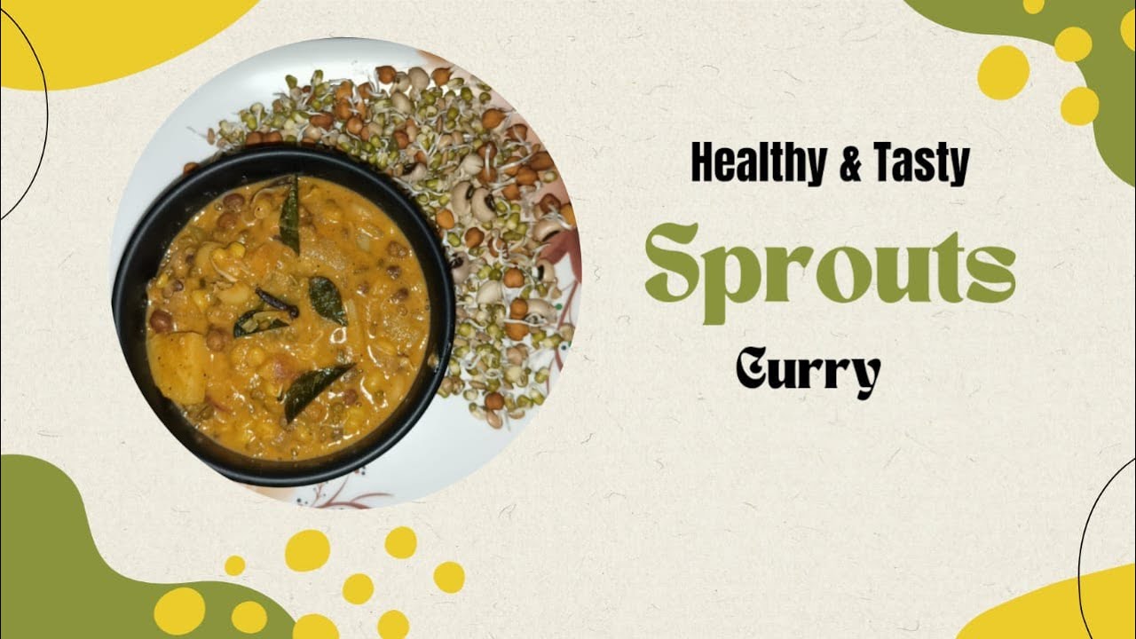 Healthy & Tasty Sprouts Curry || Sprouts Curry || How to make sprouts ...