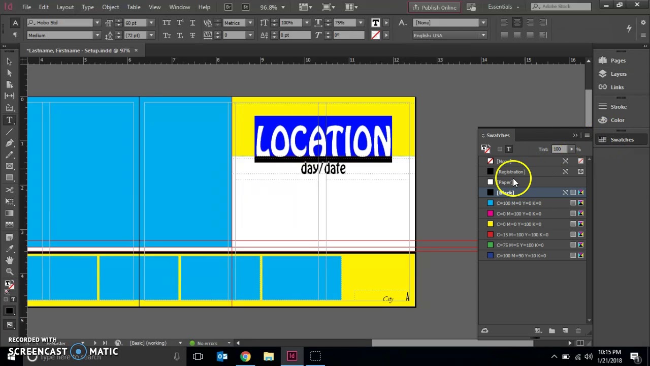 InDesign - Chapter Three - Lesson Four - YouTube