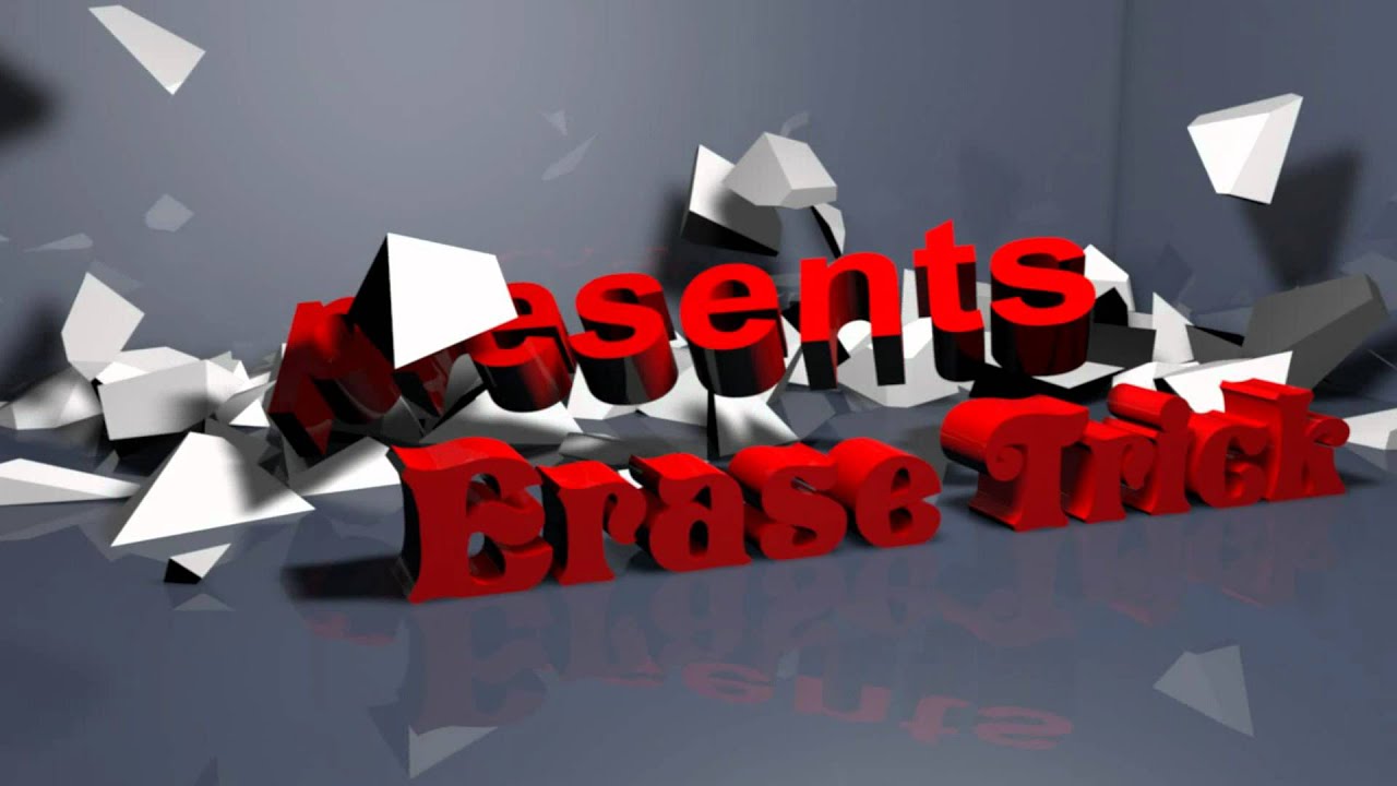 Erase GFX Intro Maker - YouTube