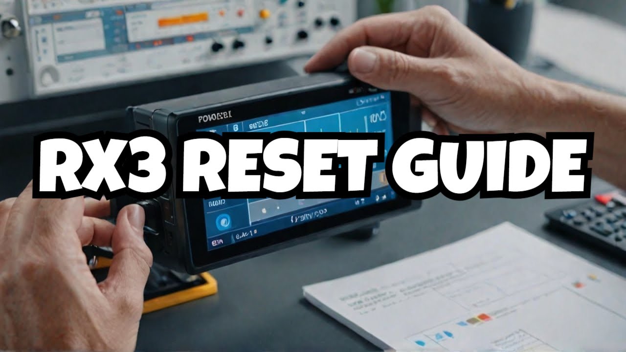 Clear Programming on Your RX3 2019 RC Receiver – Simple Step-by-Step ...