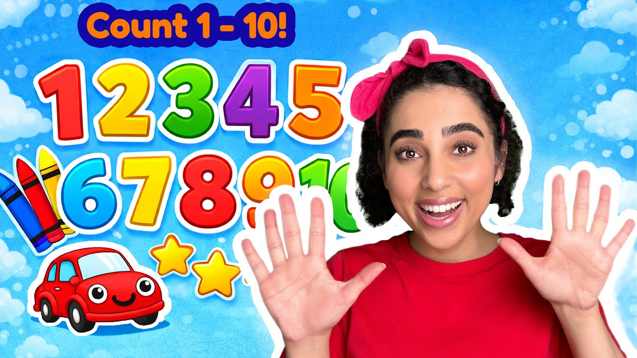 Counting 1 to 10 Song 🎵 | Count with Zara | Fun Numbers for Toddlers ...