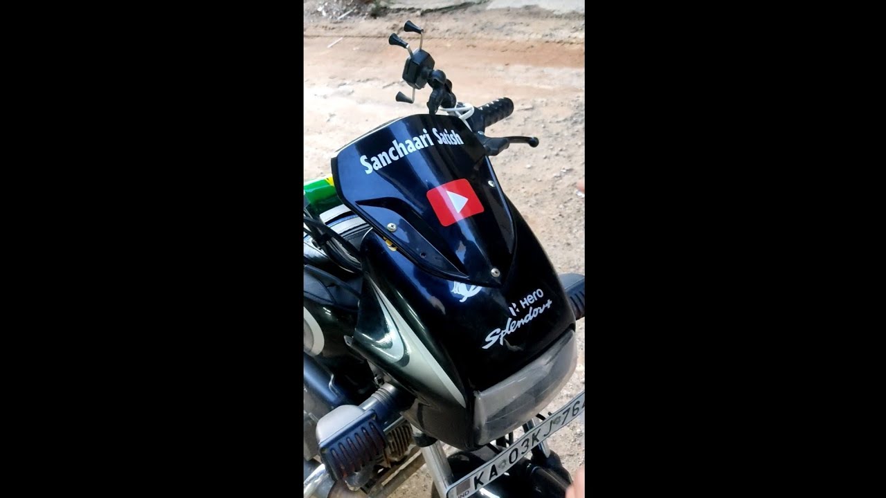 radium work in my Splendor bike || my YouTube channel name ..🤩🥳🥳🥳 - YouTube