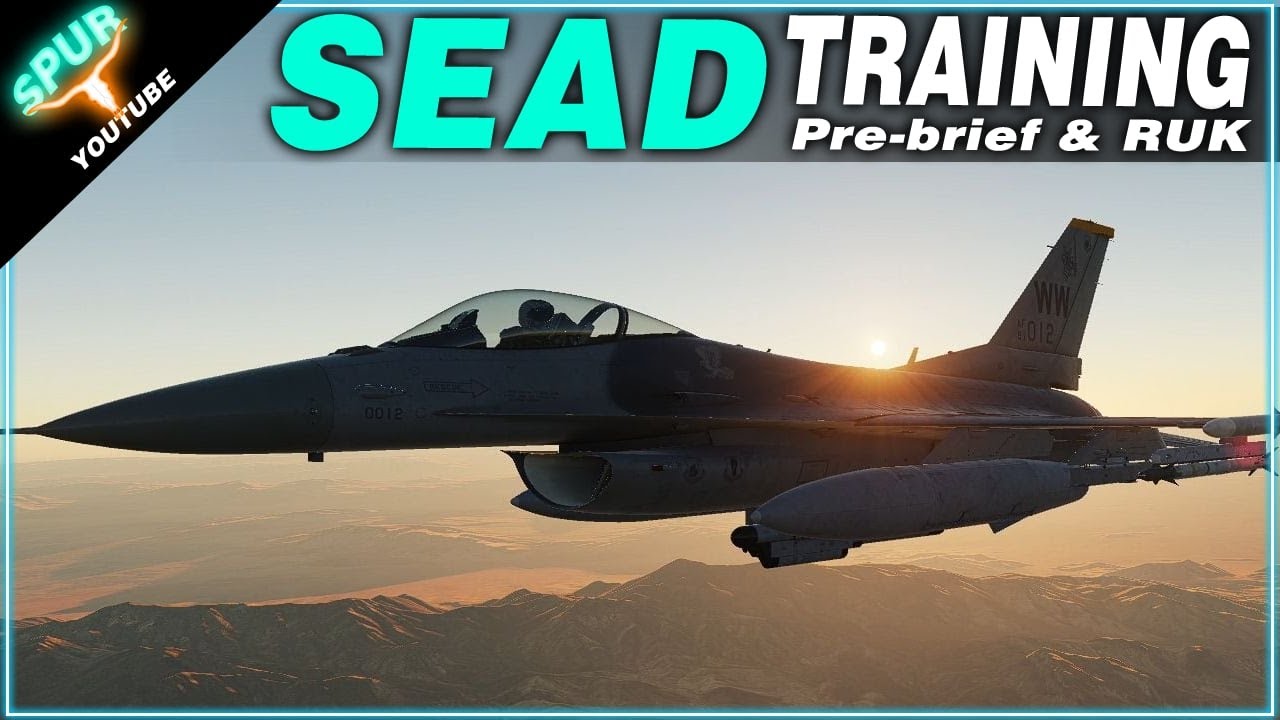 SEAD Training in the F-16: Pre Brief and RUK Modes - Full DCS Mission ...