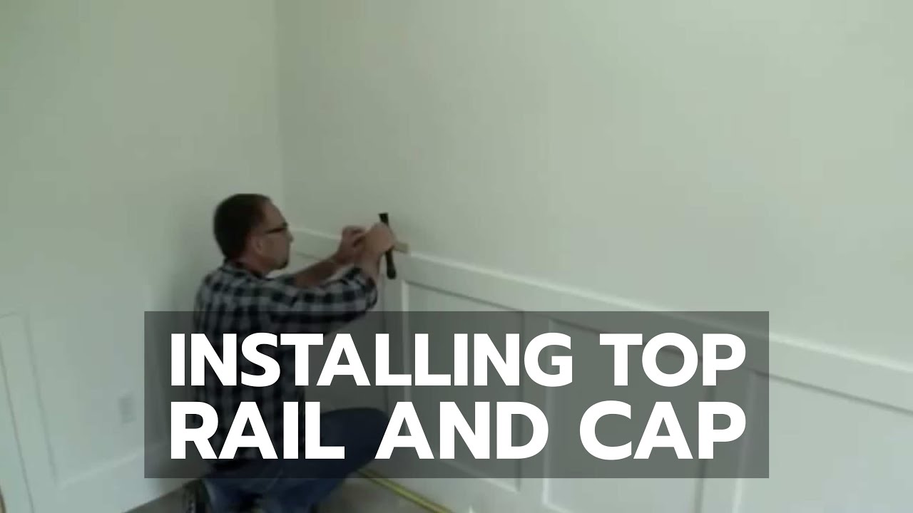 Installing Top Rail and Cap - YouTube