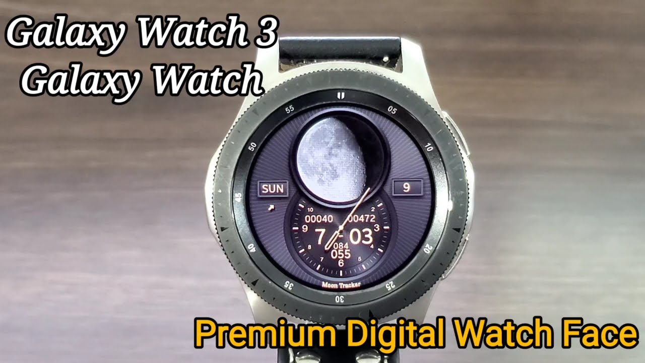 Galaxy Watch 3/Galaxy Watch Casual Digital Watch Face - YouTube