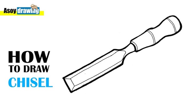 Firmer Chisel Drawing