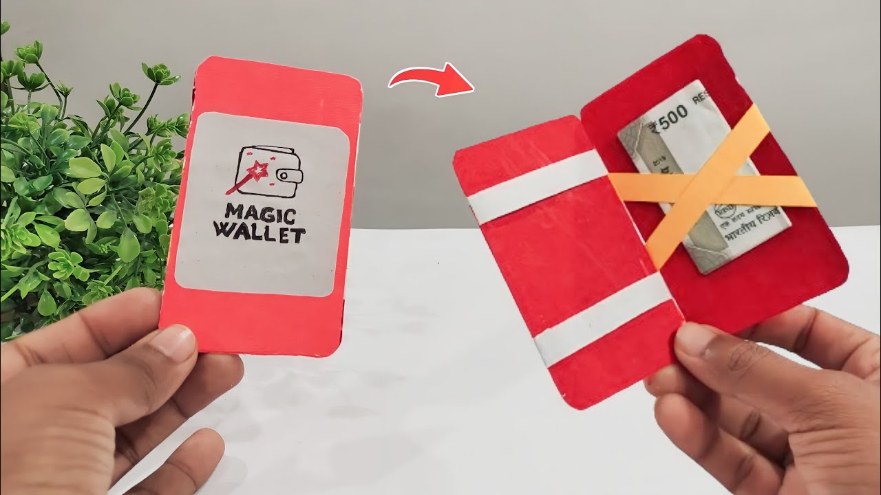 how to make magic wallet | how to make magic toy | magic wallet experiment | Rn ideas - YouTube