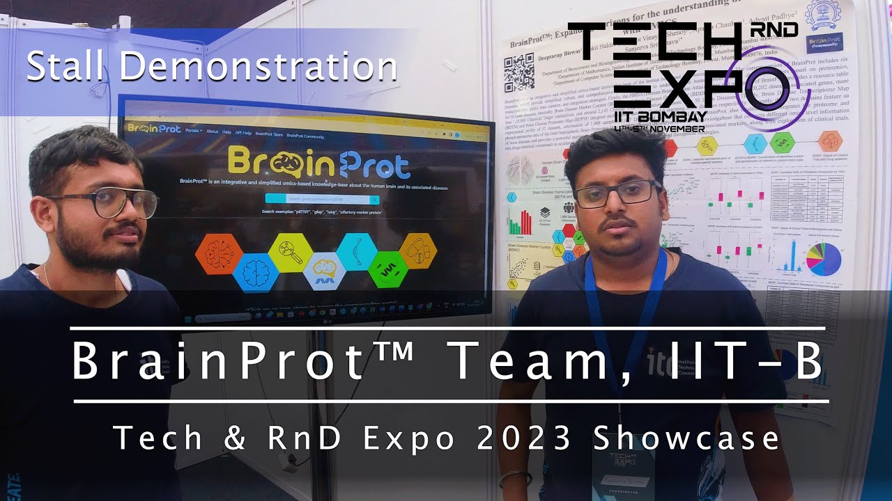A tour of BrainProt Stall at Tech & RnD Expo 2023 | IIT Bombay # ...